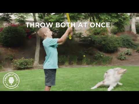 Looped Ball - Small / 2-pack - Green & Blue – Project Hive Pet Company LLC