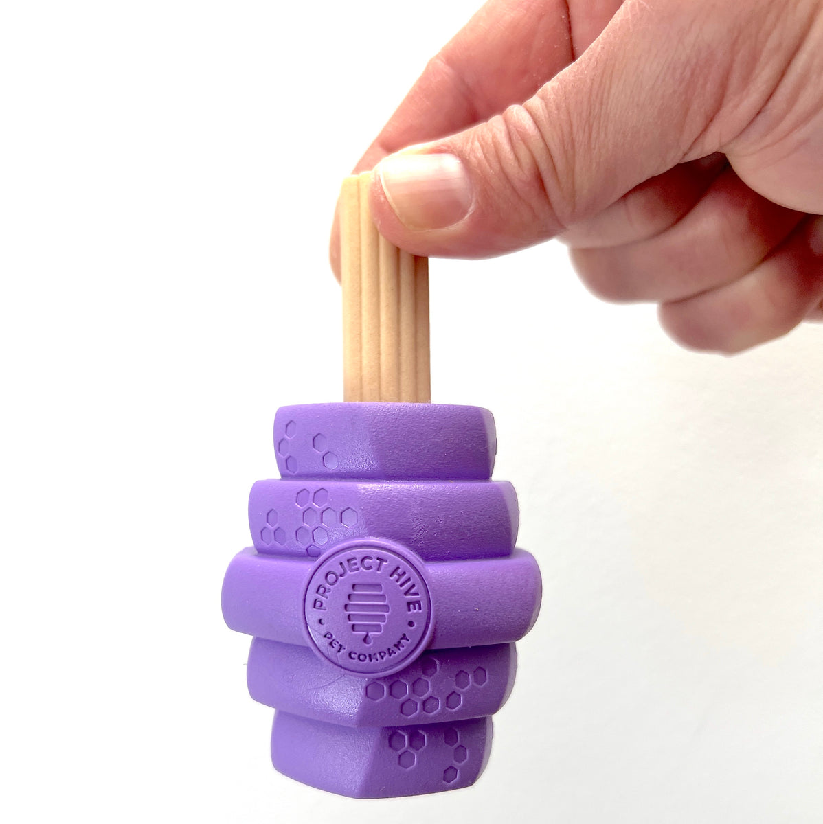 Small Hive Chew Toy - Calming Lavender Scent – Project Hive Pet Company LLC